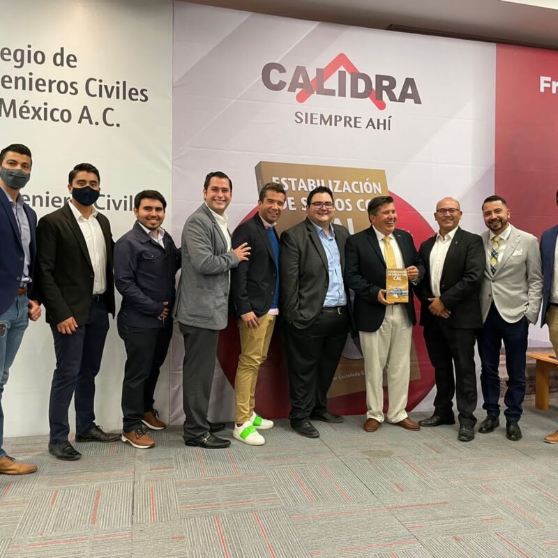 Calidra asistió a la presentación del libro “Estabilización de suelos ...